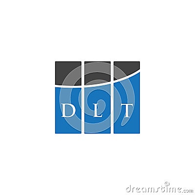 DLT Letter Logo Design On WHITE Background. DLT Creative Initials ...