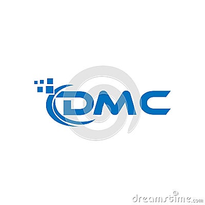 DMC Letter Logo Design On White Background. DMC Creative Initials ...