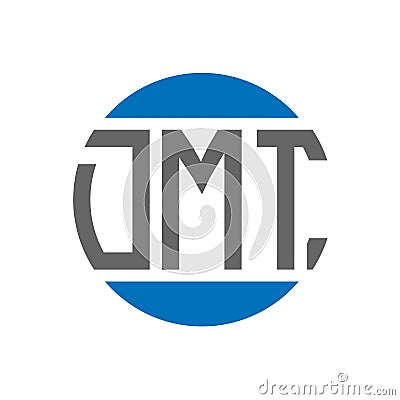DMT Letter Logo Design On White Background. DMT Creative Initials ...