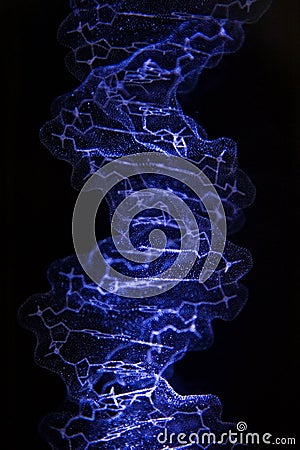 DNA Crystal Structure Royalty Free Stock Images - Image: 2211039