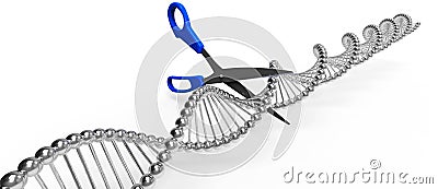 DNA CUT Stock Illustration - Image: 63599294