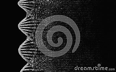 DNA Decode, Biological, Genetic Decoding Concept. Genom Map. The DNA ...