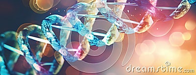 DNA. Mutations Under Microscope. Decoding Genome. Hi-tech In Medicine ...