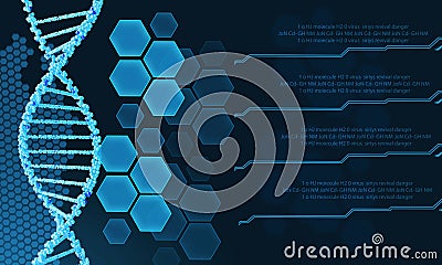 DNA Research Background Stock Photo | CartoonDealer.com #69383934