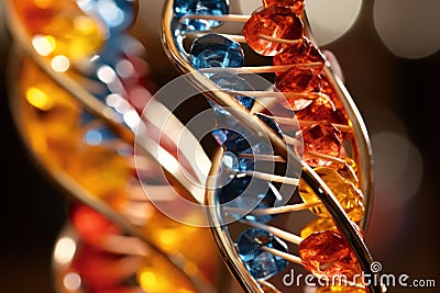 DNA Structure And Sequence Analysis. Royalty-Free Stock Photography ...