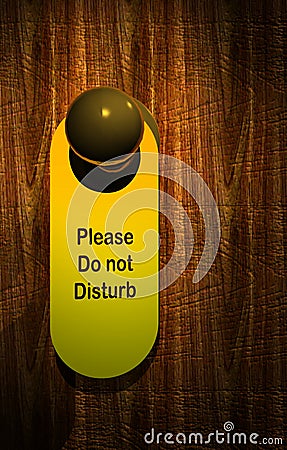 Do Not Disturb Royalty-Free Illustration | CartoonDealer.com #1645317