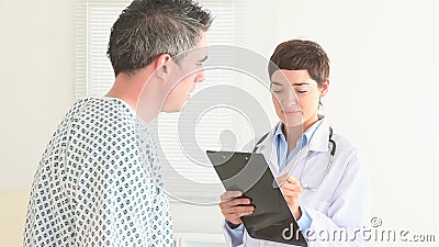 Doctor Asking Questions To Her Patient Stock Footage - Video of health ...