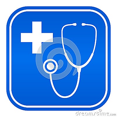 Doctor Symbol Cartoon Vector | CartoonDealer.com #34158457