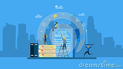 Document Specification Requirements With Tiny People Character Concept ...