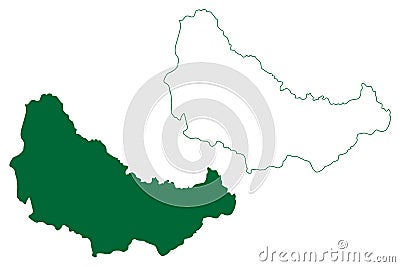 Doda District Jammu And Kashmir Union Territory, Republic Of India Map ...