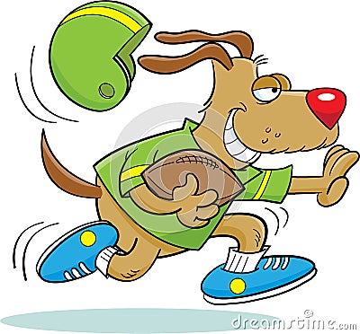 Dog Playing Football Stock Photos - Image: 25474443