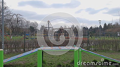 Dog Walk Obstacle. Agility Obstacles. Stock Video - Video of ramps ...