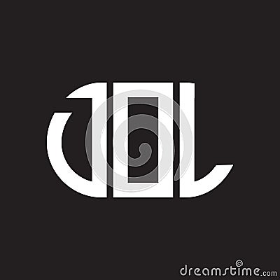 DOL Letter Logo Design On Black Background. DOL Creative Initials ...