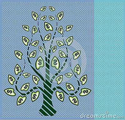 Dollar Tree Pop Art Cartoon Vector | CartoonDealer.com #49281173