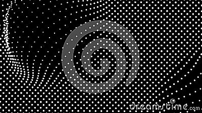 Dome-shaped Protrusion Part Seine By Stretching Mesh For The Illusion ...