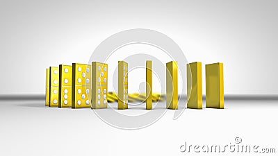 Domino Chain Falling Effect. Stock Video - Video of chip, pieces: 203997317