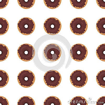 Donut Seamless Background Texture Pattern Stock Vector - Image: 66238306