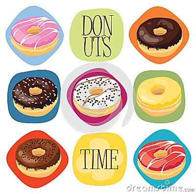 Donuts Time Stock Photo - Image: 12702100