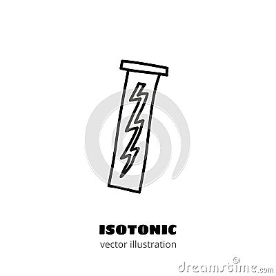 Doodle Isotonic Mix In Bottle. Cartoon Vector | CartoonDealer.com ...