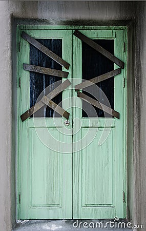 Door Of Haunted House Stock Images - Image: 35540524