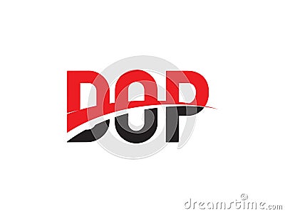 DOP Letter Initial Logo Design Vector Illustration | CartoonDealer.com ...