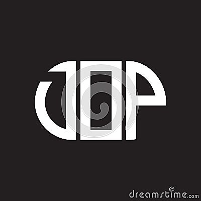 DOP Letter Logo Design On Black Background. DOP Creative Initials ...