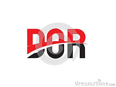 DOR Letter Initial Logo Design Vector Illustration | CartoonDealer.com ...