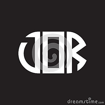 DOR Letter Logo Design On Black Background. DOR Creative Initials ...