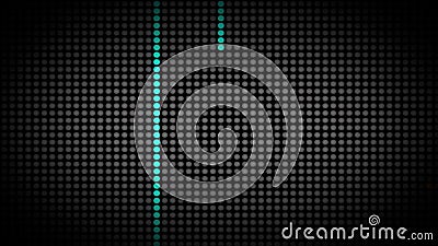 Dot Line Animation - Dots Movement in White and Orange Color Over ...