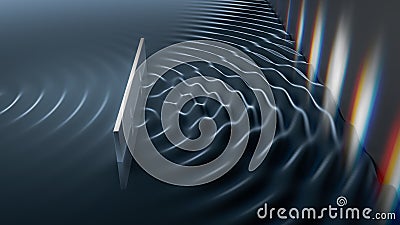 Double-slit Experiment In Physics. Quantum Physics And Particle-wave ...