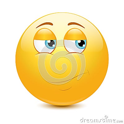 Doubtful Emoticon Cartoon Vector | CartoonDealer.com #37845145