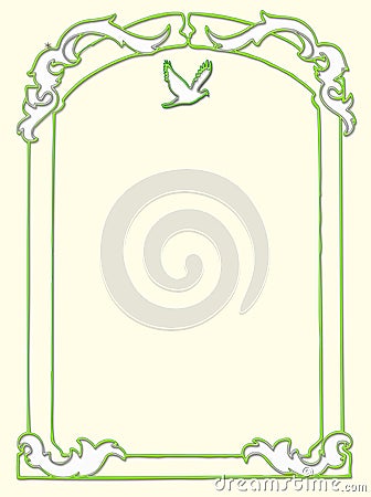 Dove Frame Royalty Free Stock Photo - Image: 1255025