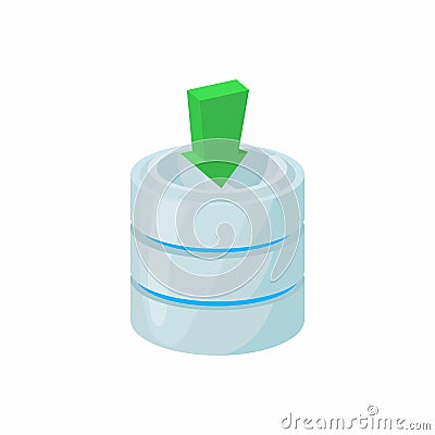 Download Database Icon, Cartoon Style Stock Vector - Image: 78681227