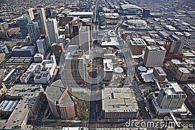 Downtown Phoenix Skyline Royalty Free Stock Photos - Image: 25852278