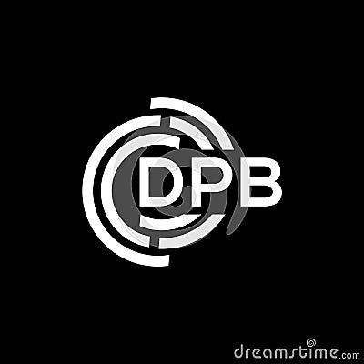 DPB Letter Logo Design On Black Background. DPB Creative Initials ...