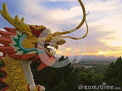 Dragons Breathing Fire Stock Photo - Image: 78771059