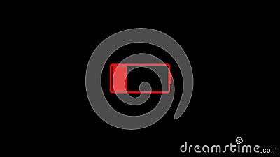 Drained Battery Landscape stock video. Video of capacity - 259598581