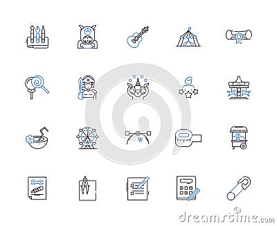 Dramatic Art Line Icons Collection. Theatre, Acting, Drama, Stage ...