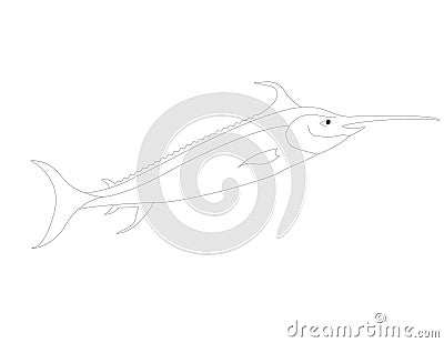 Xiphias Coloring Page Xiphias Images, Stock Photos & Vectors | Shutterstock