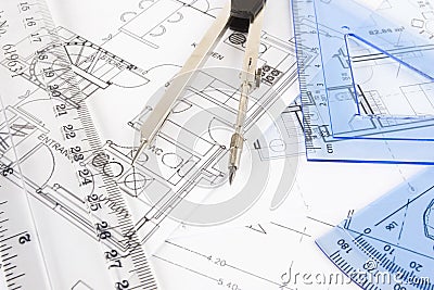 Drawing Instruments Royalty Free Stock Photos - Image: 7277048