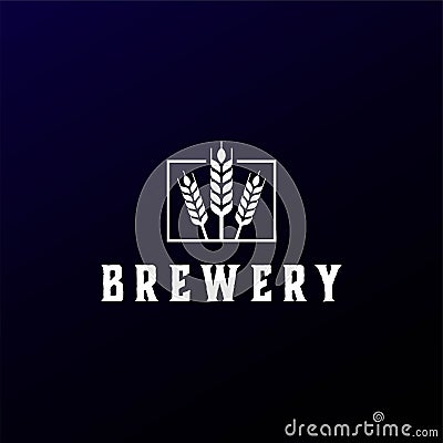 Modern Malt For Ale Beer Brewery Logo Design Vector | CartoonDealer.com ...