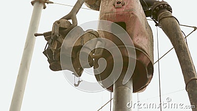 Drill Pipe and Rig Tong on the Rig Floor while Making Up for Drilling ...