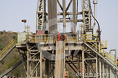 Drilling rig stock photo. Image of exploration, oilrig - 4419010