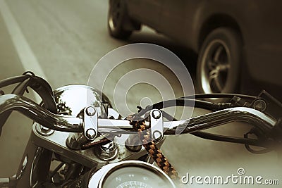 Driver riding motorcycle - Stock Image - Everypixel