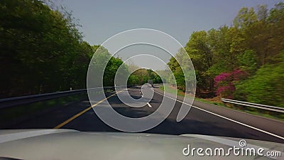 Driving in Car Down Highway Stock Video - Video of road, queensland ...