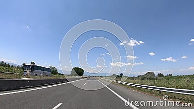 Driving on the Highway, Front View Stock Footage - Video of 16mm, safe ...