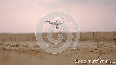 Drone is Flying through the Desert Stock Footage - Video of aerial ...