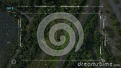 Drone User Interface with HUD GUI User Interface, Technology Network ...