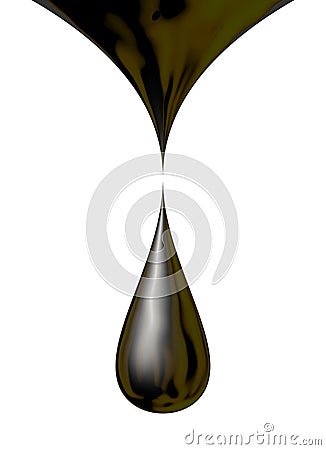 Drop Of Crude Oil Stock Photography - Image: 5332582