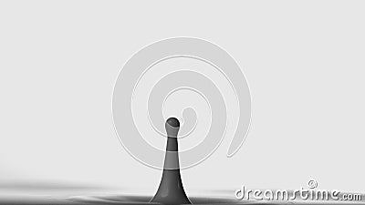 Drop of Grey Paint Falling on Paint Stock Video - Video of artistic ...